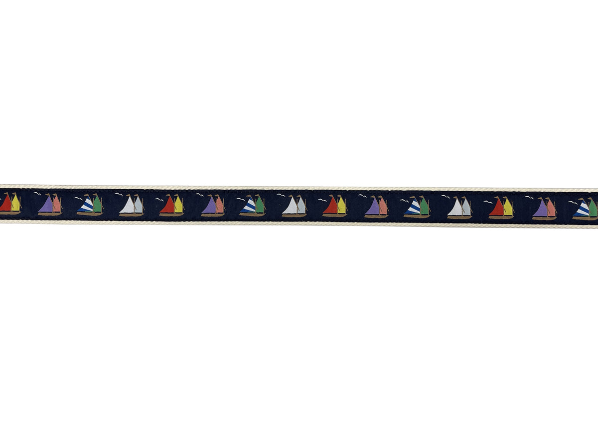 Sailboats Ribbon Belt – YRI Belts